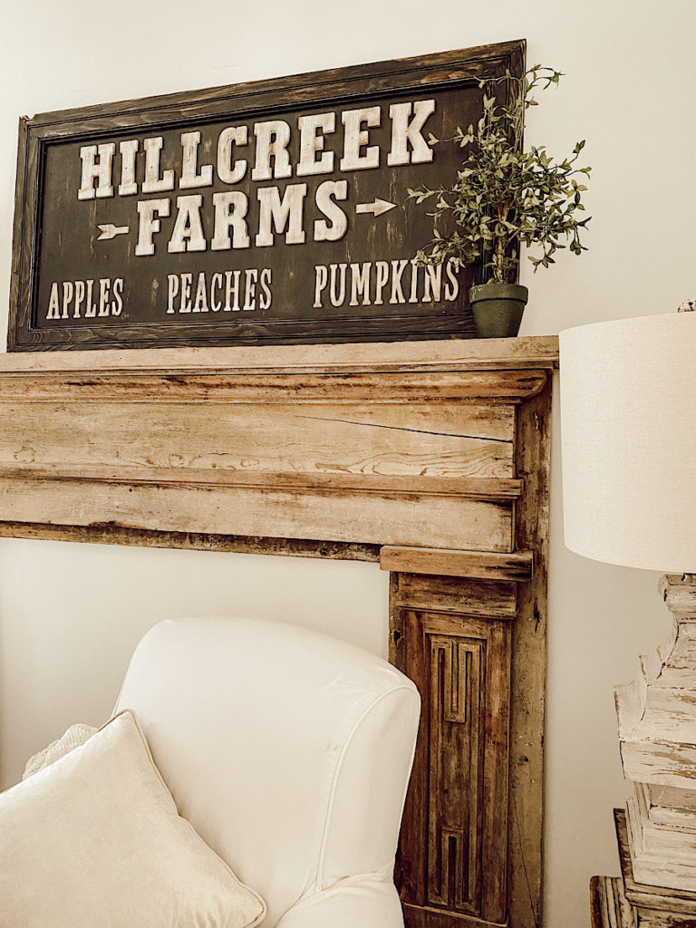 Handmade Antique Sign | Simple Antique DIY Sign