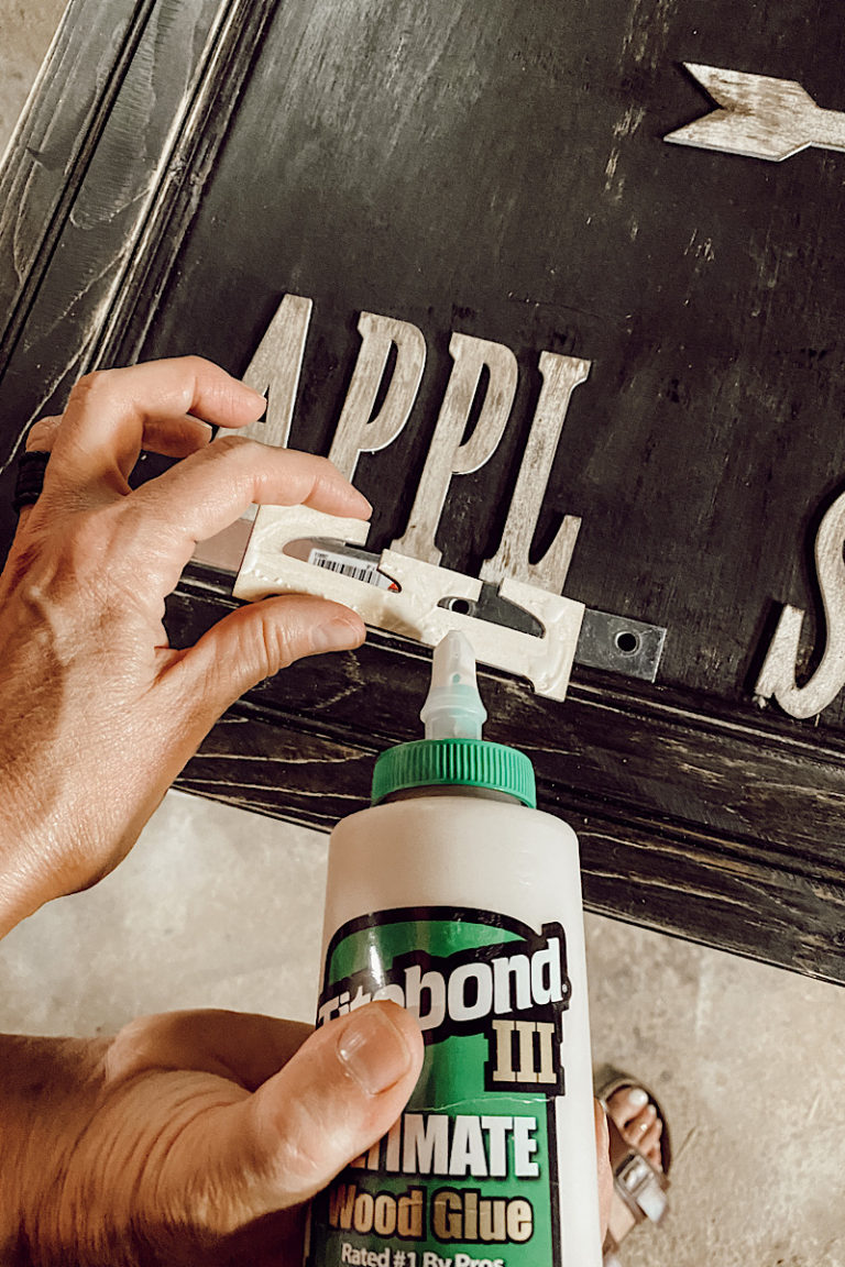 Handmade Antique Sign | Simple Antique DIY Sign