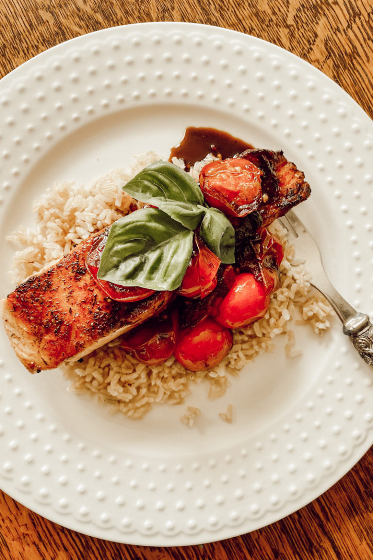 Salmon And Brown Rice Recipe | Easy Healthy Food Recipes