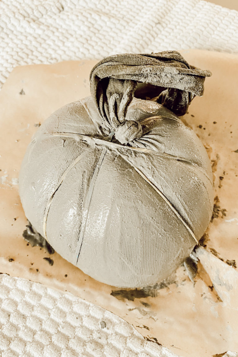 Fall DIY Pumpkin Project | How To Make Concrete Pumpkins
