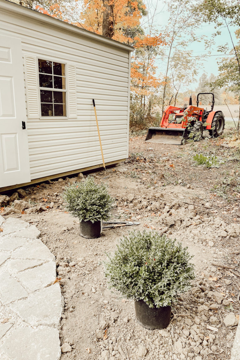 Simple Garage Landscape | Landscaping The Garage In The Woods