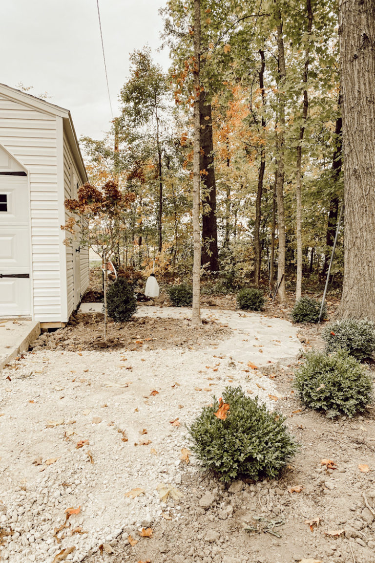 Simple Garage Landscape | Landscaping The Garage In The Woods