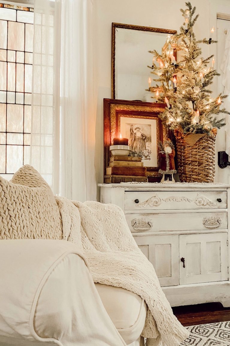 Unique Christmas Decor | Christmas Side Table Decor