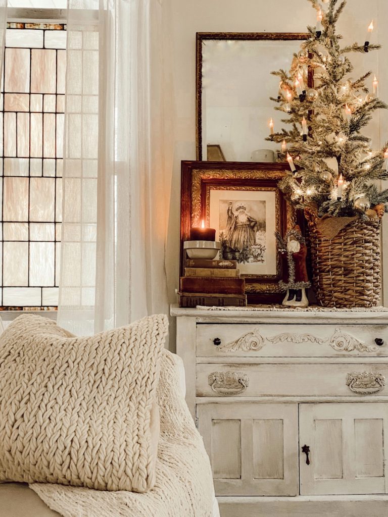 Unique Christmas Decor | Christmas Side Table Decor