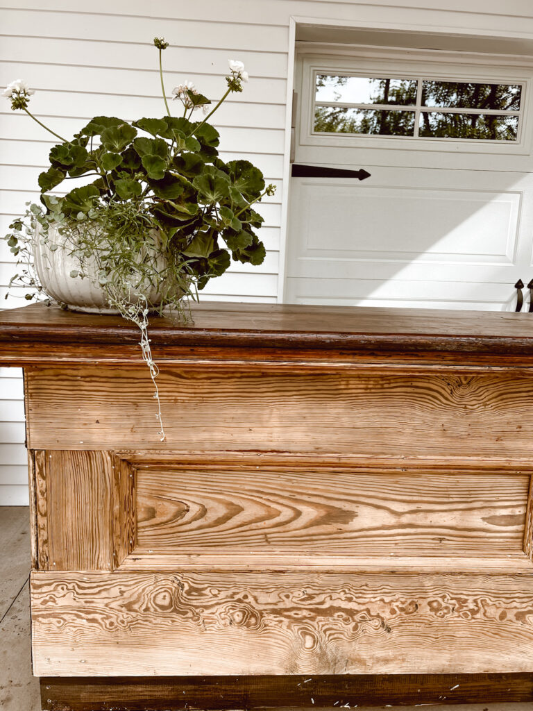 12' Antique Store Counter - After - Deb and Danelle