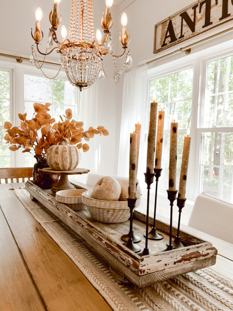 Warm Neutral Fall Table - Deb and Danelle