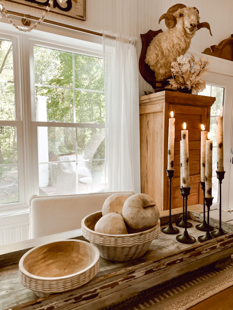 Warm Neutral Fall Table - Deb and Danelle