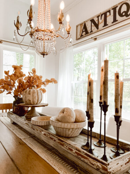 Warm Neutral Fall Table - Deb and Danelle