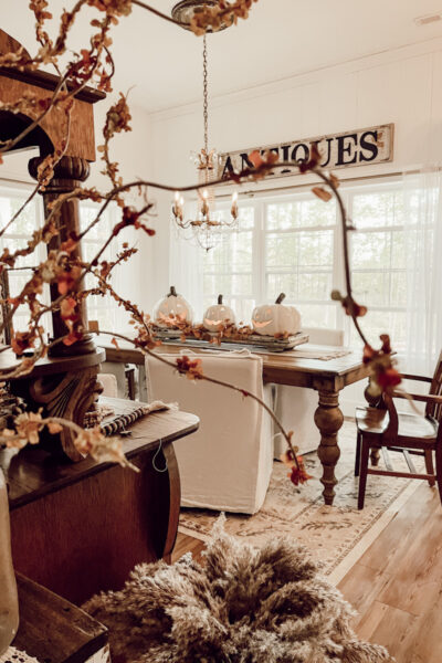 Jack-O-Lantern Halloween Tablescape - Deb and Danelle