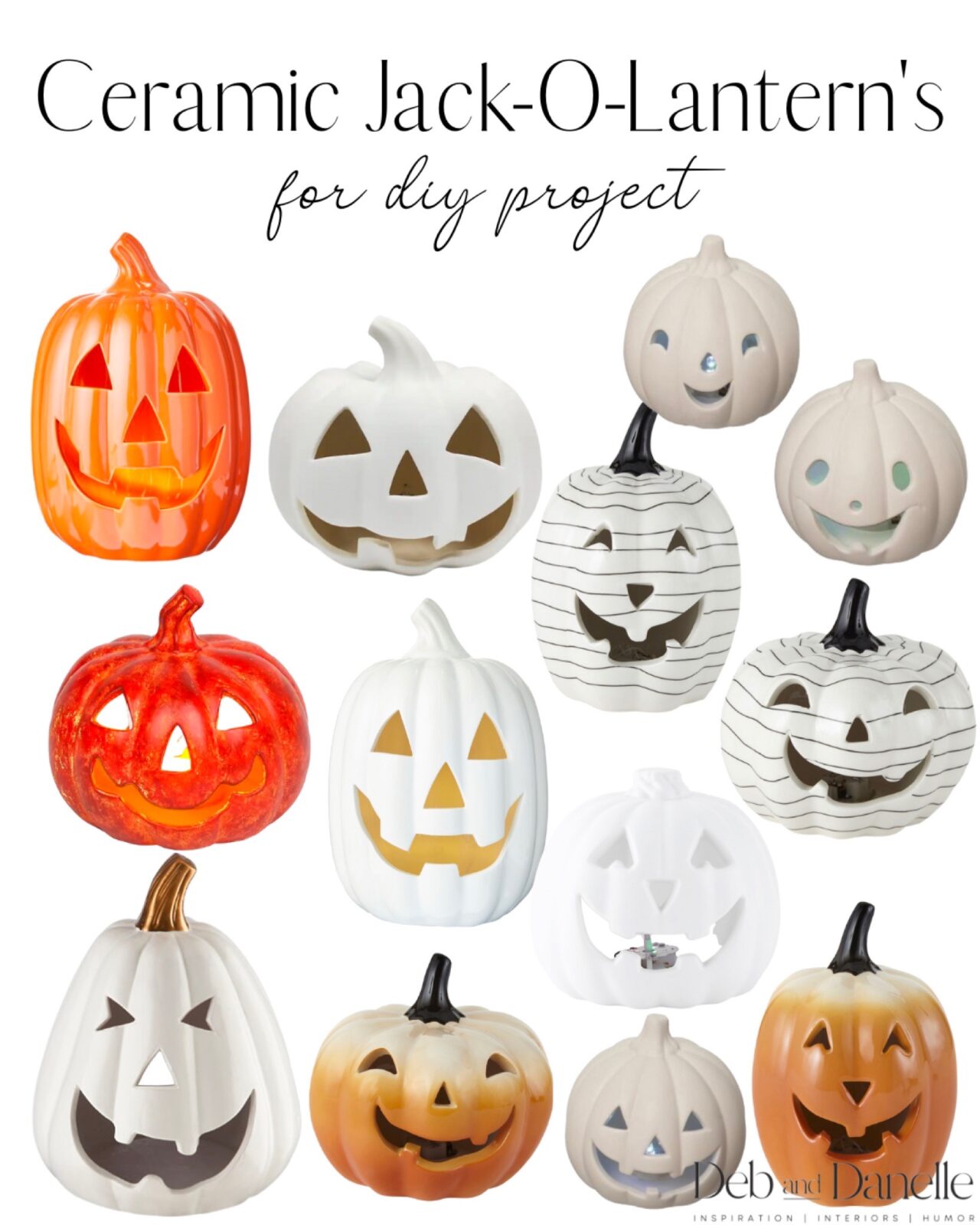 Jack-O-Lantern Halloween Tablescape - Deb and Danelle