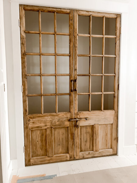 Antique Doors in the Utility Room - Deb and Danelle