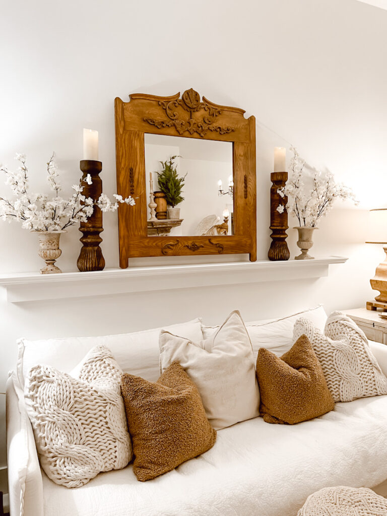 A Simple Shelf Behind our Sofa - Deb and Danelle