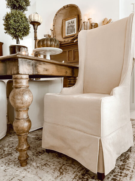 The Perfect Slipcovered Dining Room Chairs - Deb and Danelle