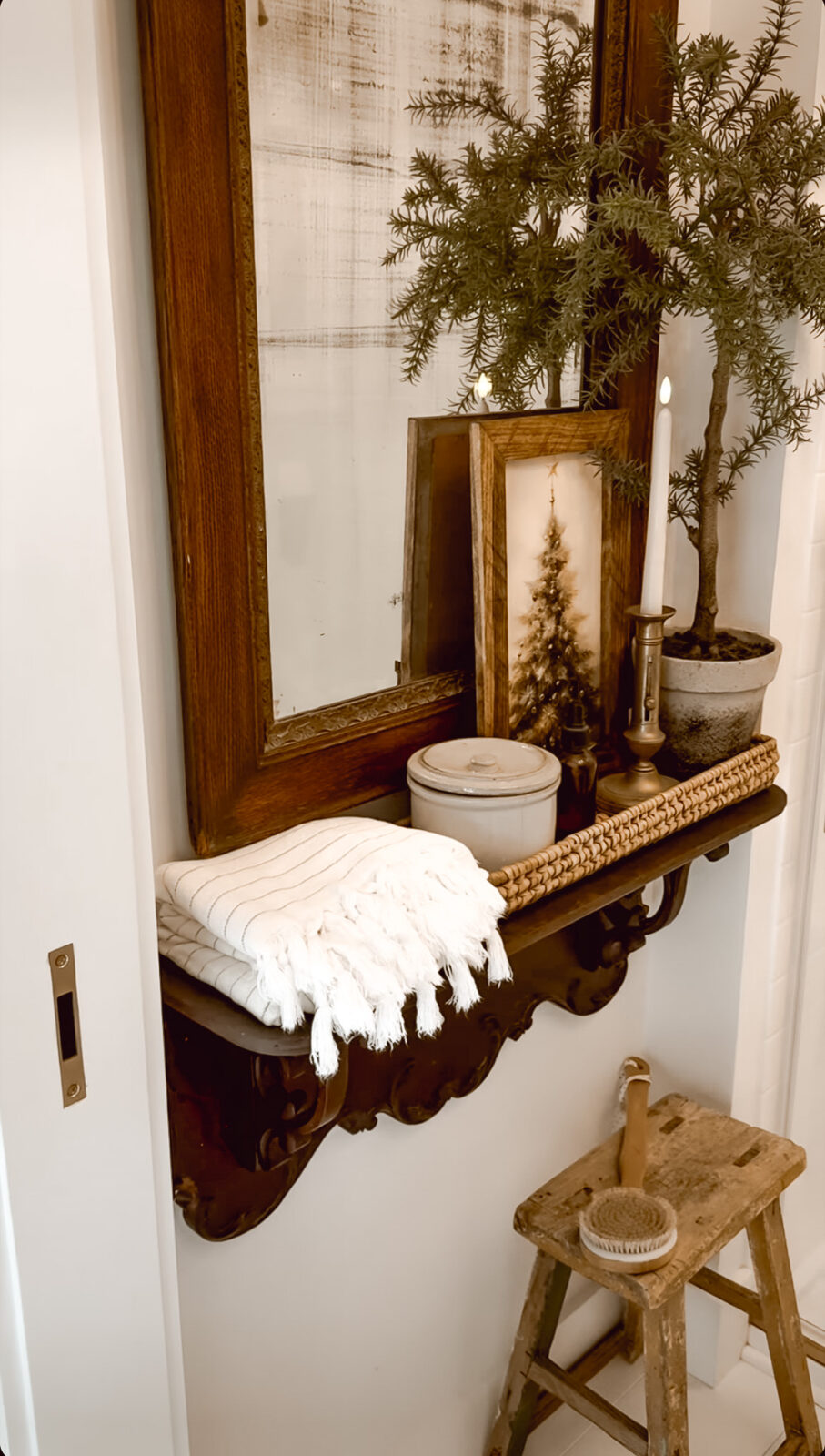 New Life for An Old Shelf - Deb and Danelle