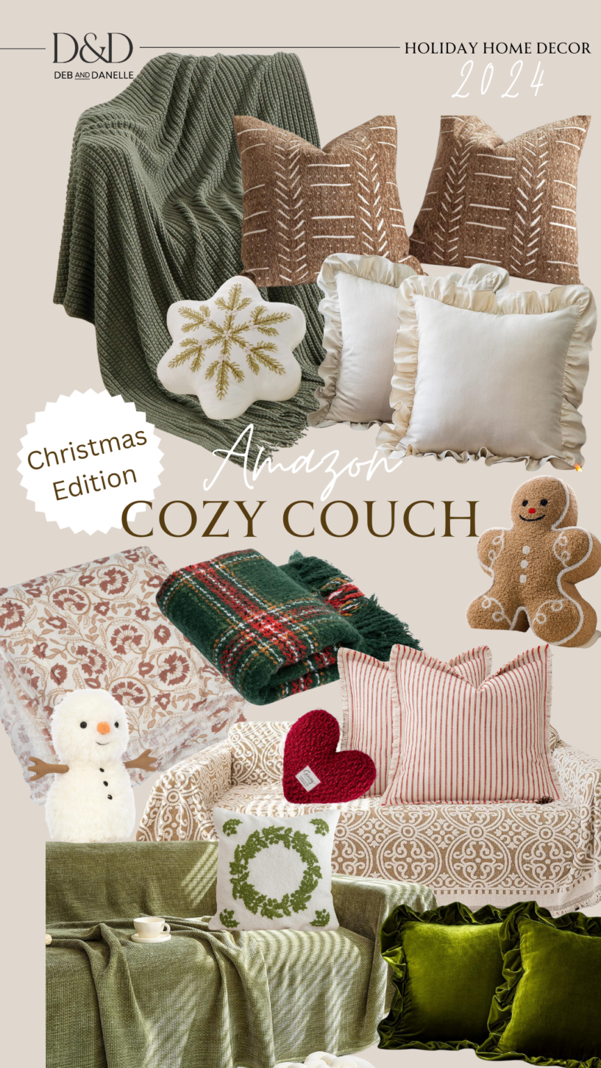 Create a Cozy Christmas Couch - Deb and Danelle
