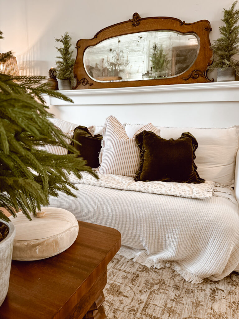 Create a Cozy Christmas Couch - Deb and Danelle